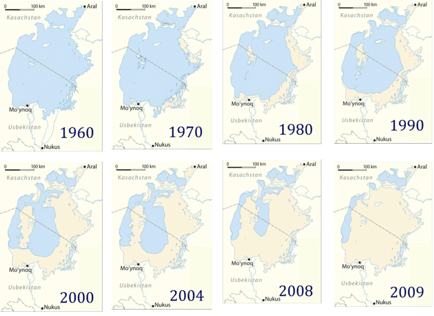 Aral Sea World Map