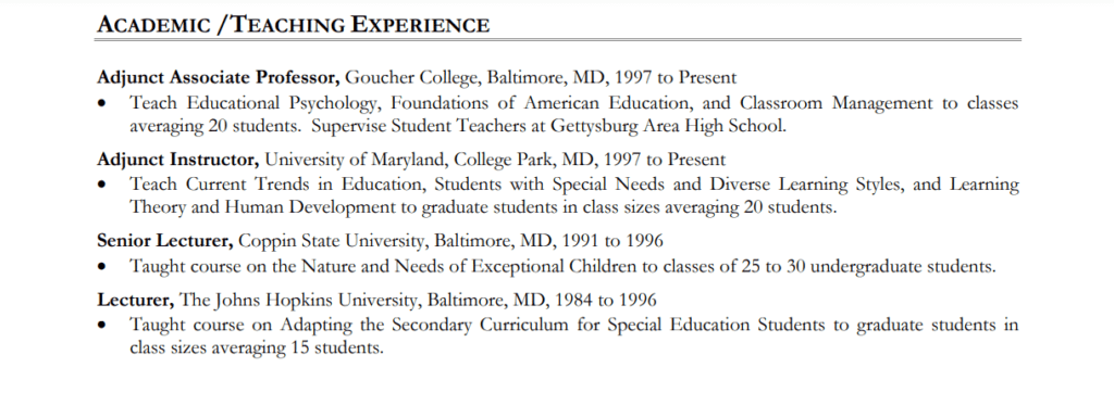 A Practical Guide to Writing an Effective Academic CV – Adarsh Badri